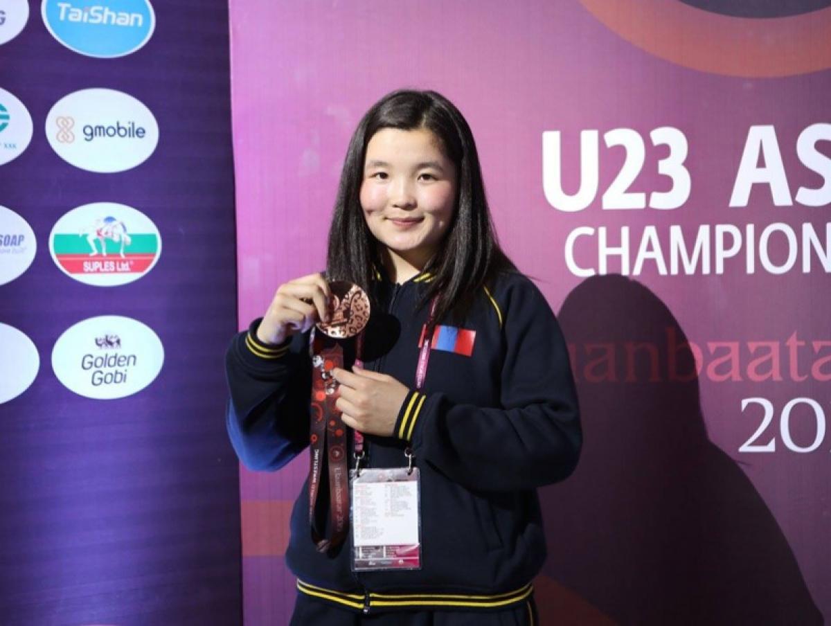 ОУХМ Д.Цогзолмаа хүрэл медаль хүртлээ